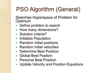 Particle swarm optimization | PPTX