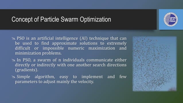 Particle swarm optimization | PPTX | Physics | Science