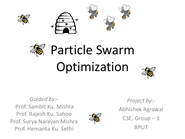 Particle Swarm Optimization 