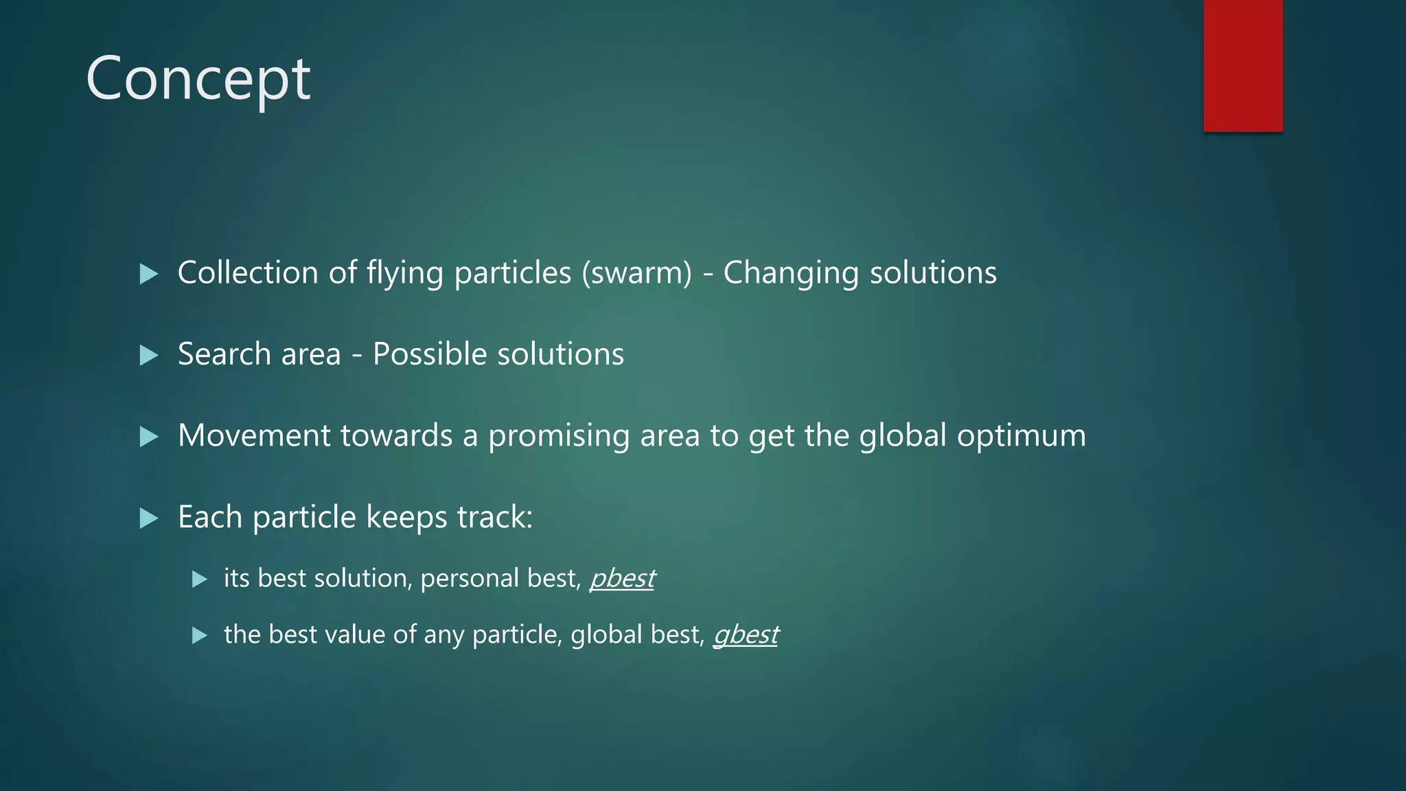 Particle swarm optimization | PPTX | Physics | Science