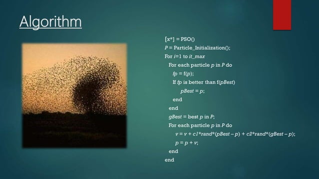 Particle swarm optimization | PPTX | Physics | Science