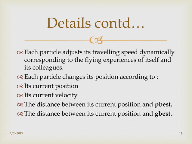 Particle Swarm Optimization | PPT