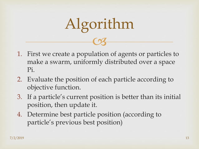 Particle Swarm Optimization | PPT