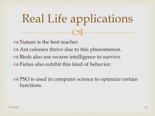 Particle Swarm Optimization | PPTX