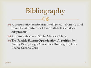 Particle Swarm Optimization | PPTX