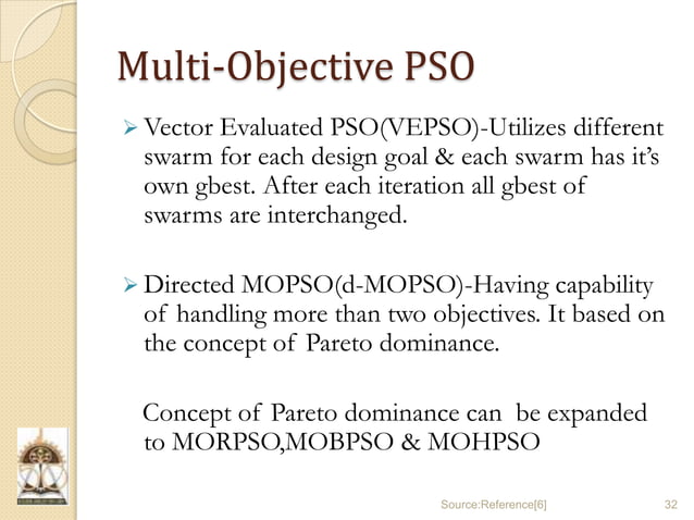 Particle Swarm Optimization and it's Applications in Electromagnetics | PPT