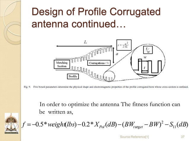 Particle Swarm Optimization and it's Applications in Electromagnetics | PPT