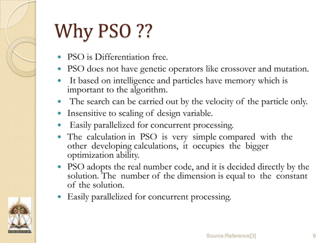 Particle Swarm Optimization and it's Applications in Electromagnetics | PPT