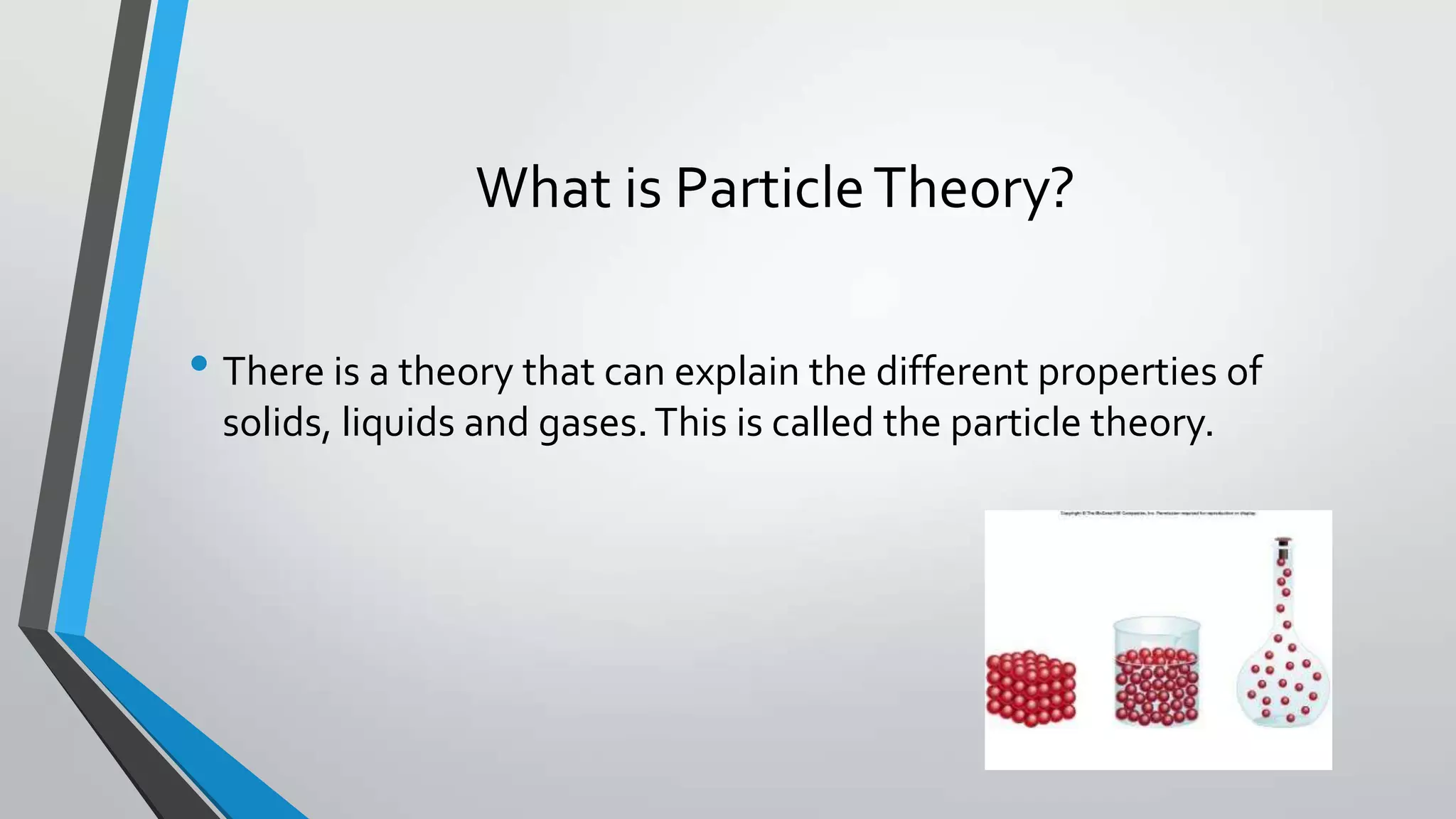 Particle Theory- Secondary- Chemistry | PPTX