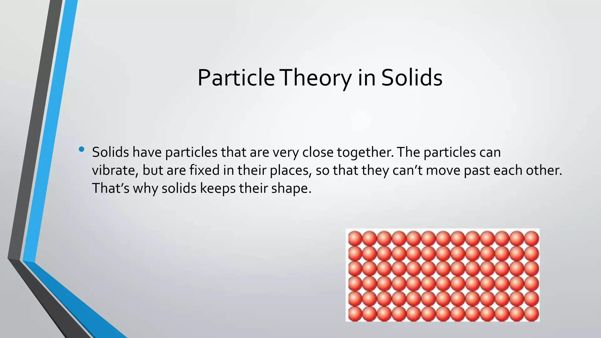 Particle Theory- Secondary- Chemistry | PPTX