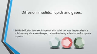 Particle Theory- Secondary- Chemistry | PPTX