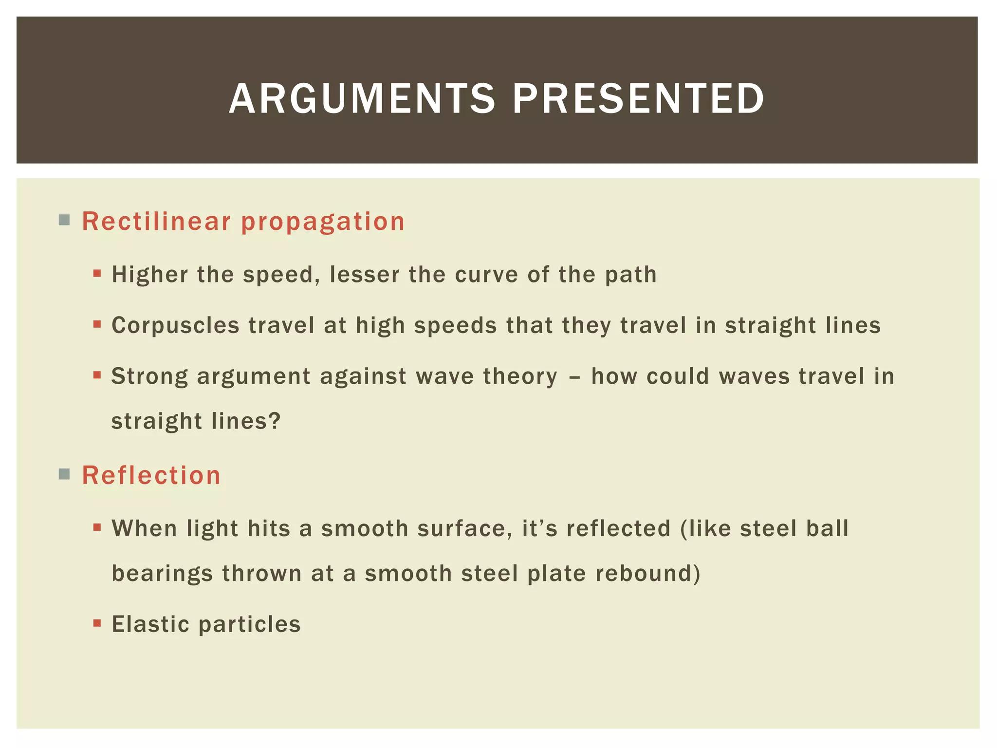 Particle theory of light | PPTX