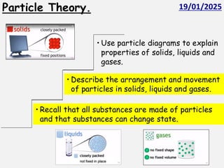 Particle theory p1 intro.pdf chemistry and physics | PPT
