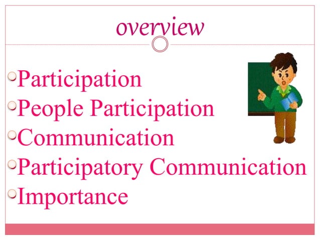 Participatory communication | PPTX | Science