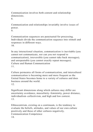 Part I Communication Competence Analysis Review the Communication.docx