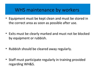 Particpate in whs processes wk 8 | PPT