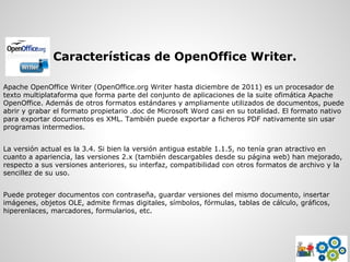Particularidades de diferentes procesadores de texto | PDF