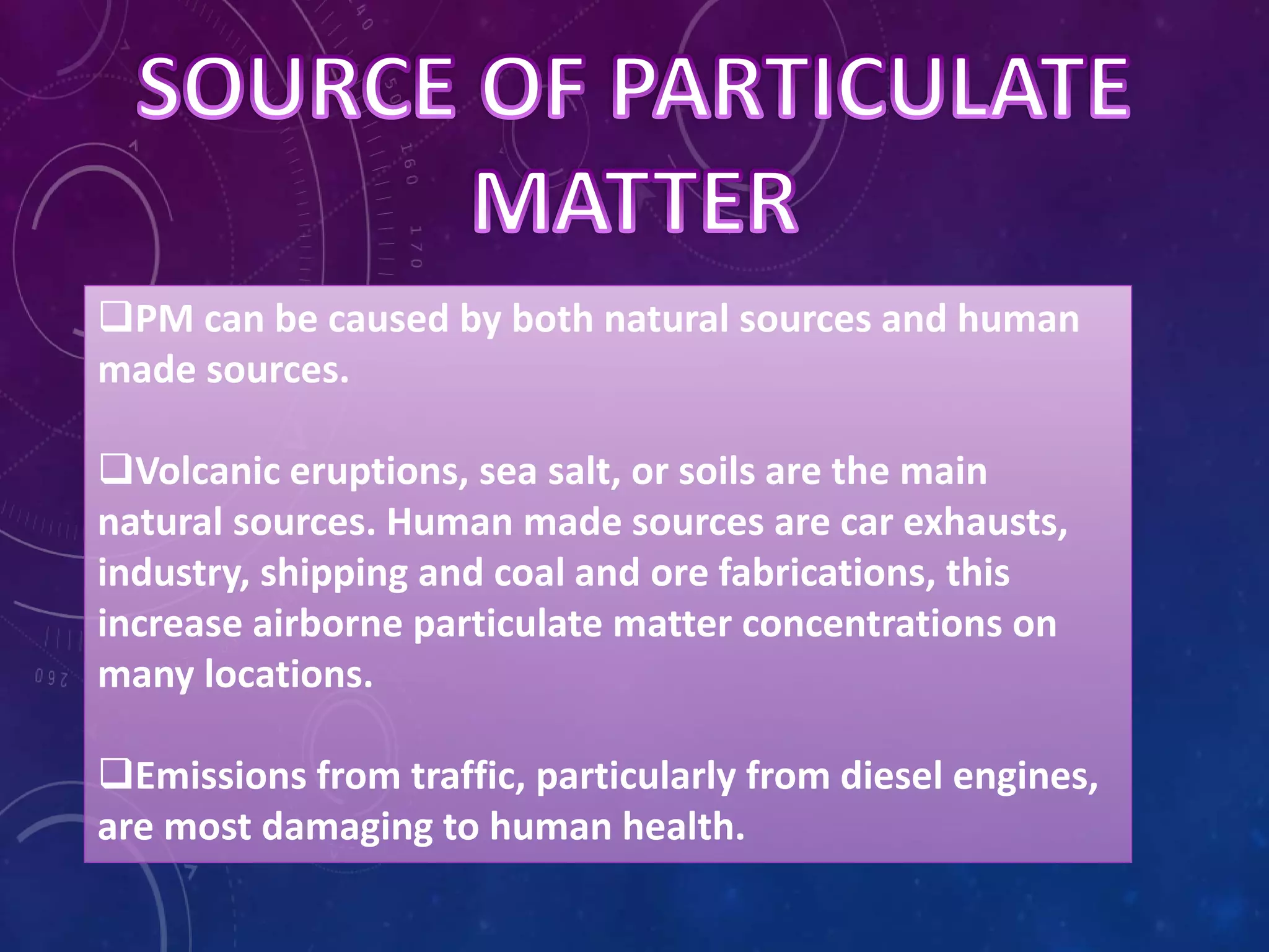 Particulate matter | PPTX