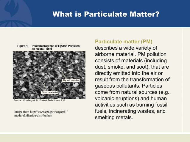 Particulate matter module | PPT