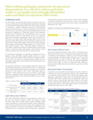WHEATON Particulate Cleaning White Paper | PDF