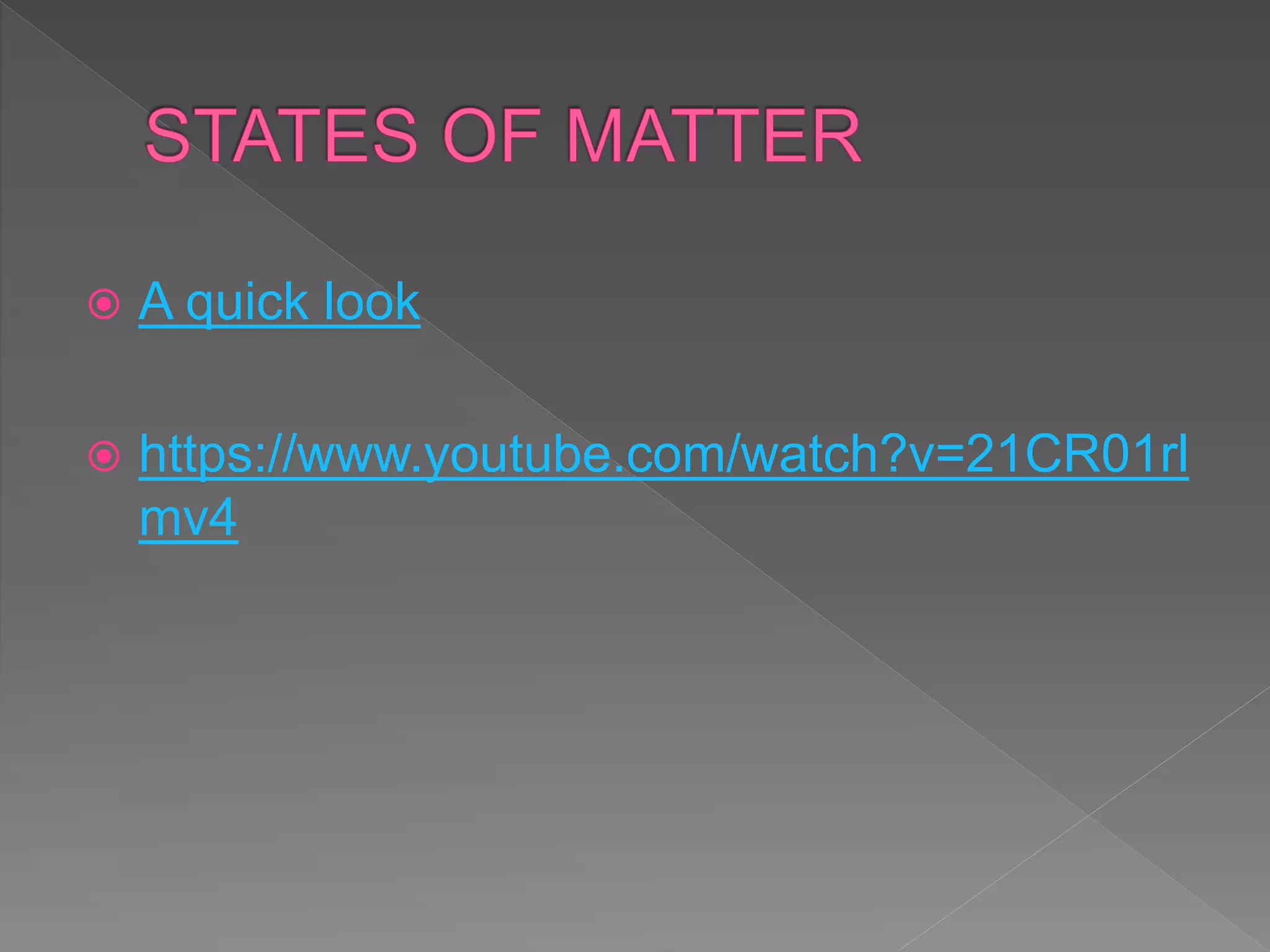 Particulate nature of matter | PPTX | Chemistry | Science