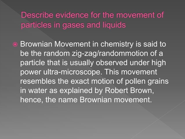 Particulate nature of matter | PPTX | Chemistry | Science