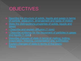 Particulate nature of matter | PPTX