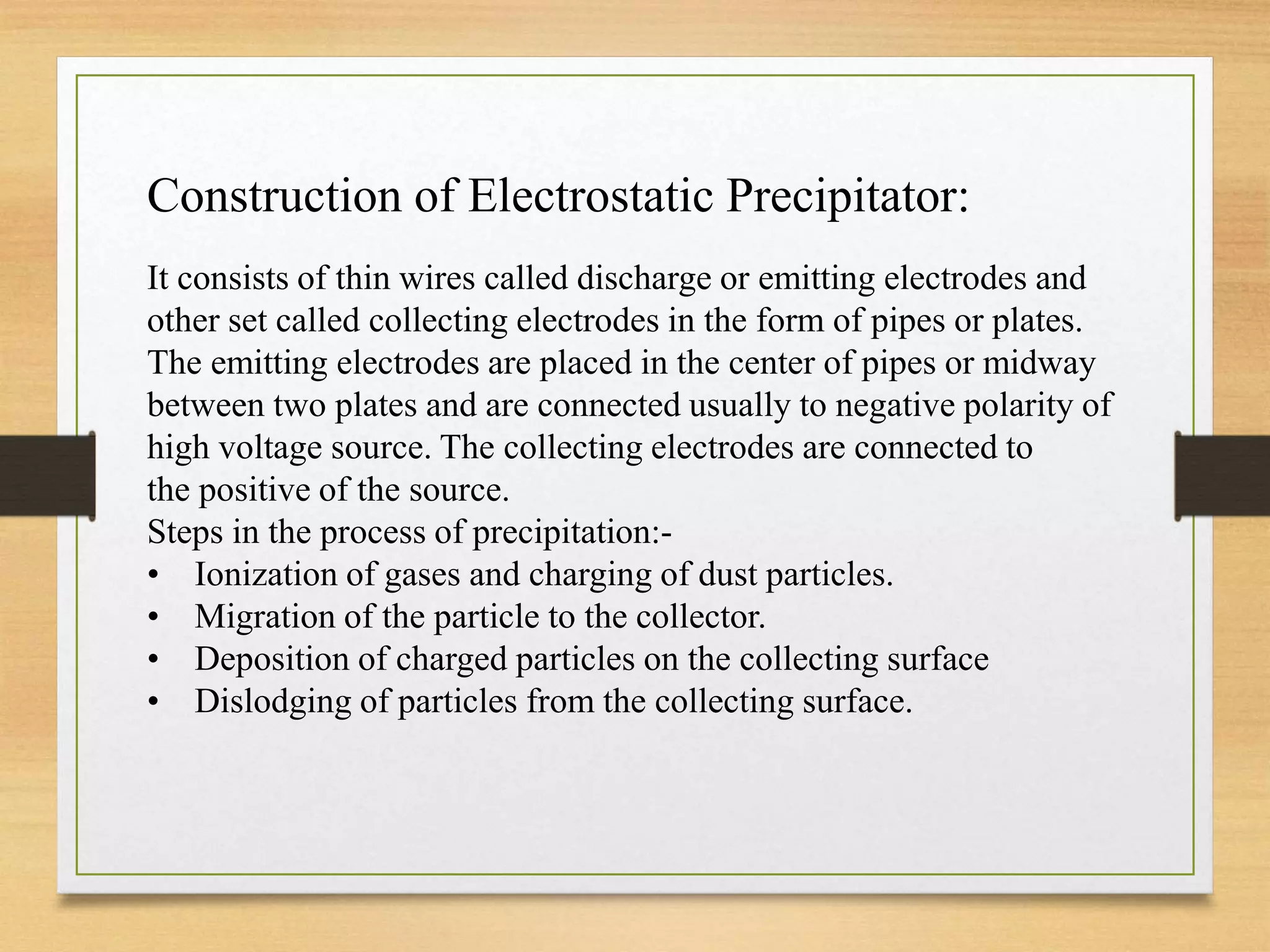 Particulate technology (electrostatic precipitator) | PPTX