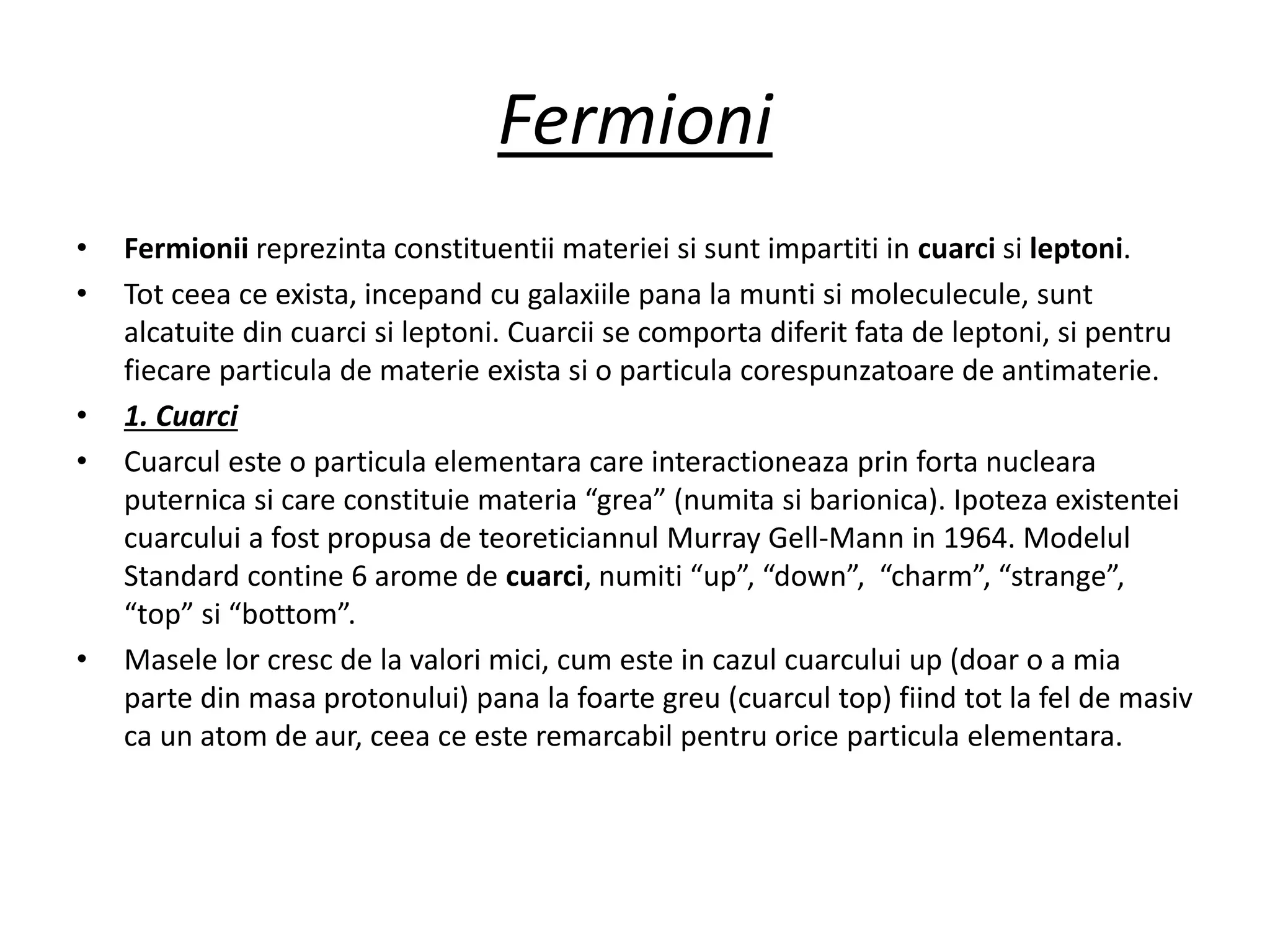 Particule elementare | PPTX