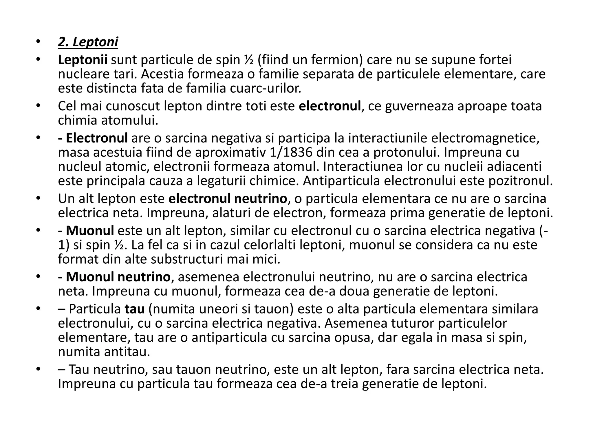 Particule elementare | PPTX