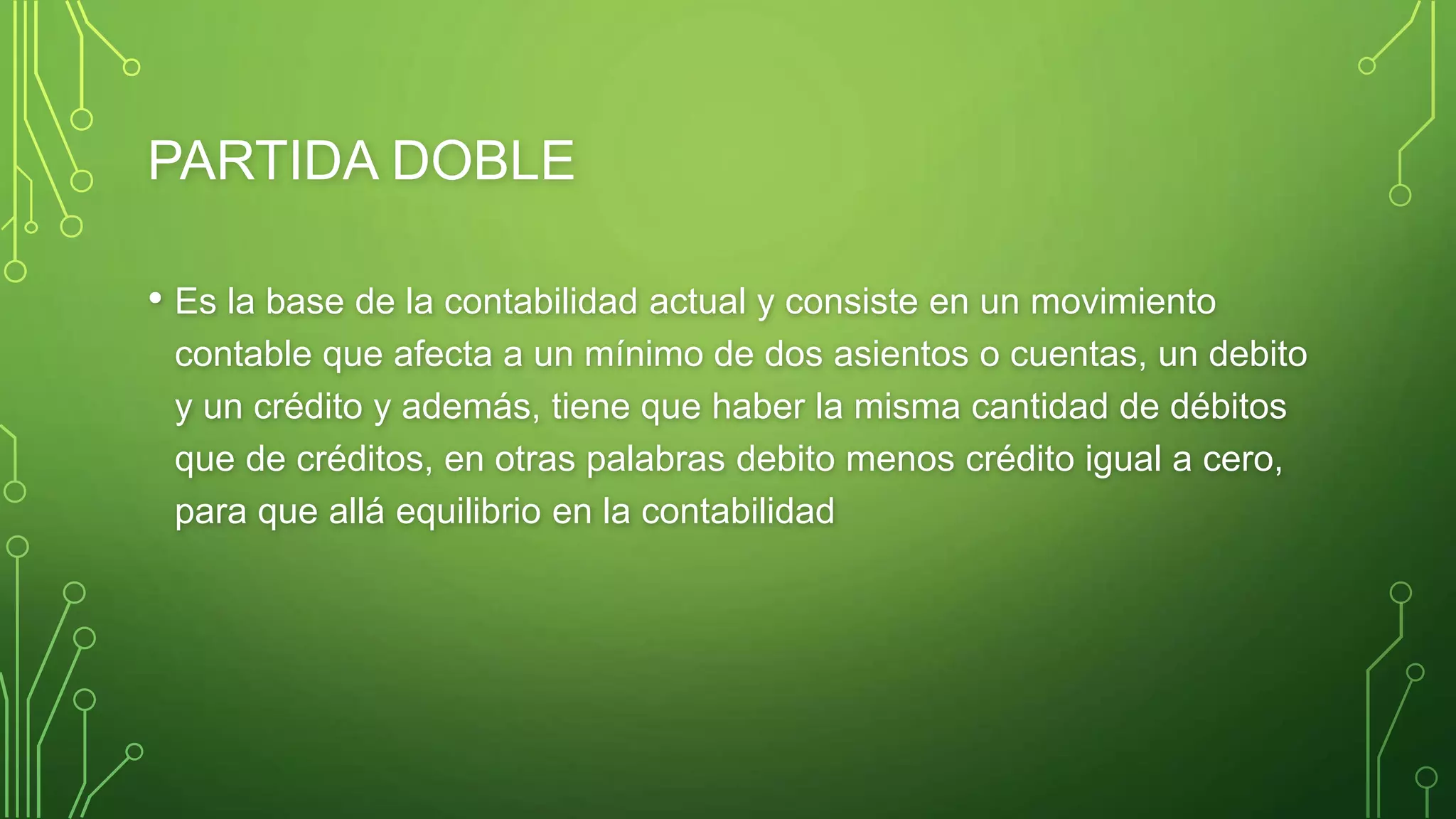 Partida doble. | PPTX