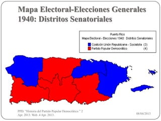 Partido popular democratico origen | PPTX