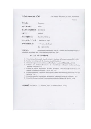 Partidul Politic Partidul Nostru - Lidia Cornescu | PDF