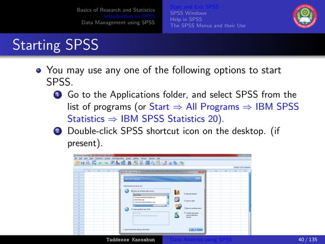Data Analysis using SPSS: Part 1 | PDF