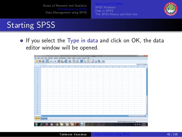 Spss Tutorial Data Manipulation