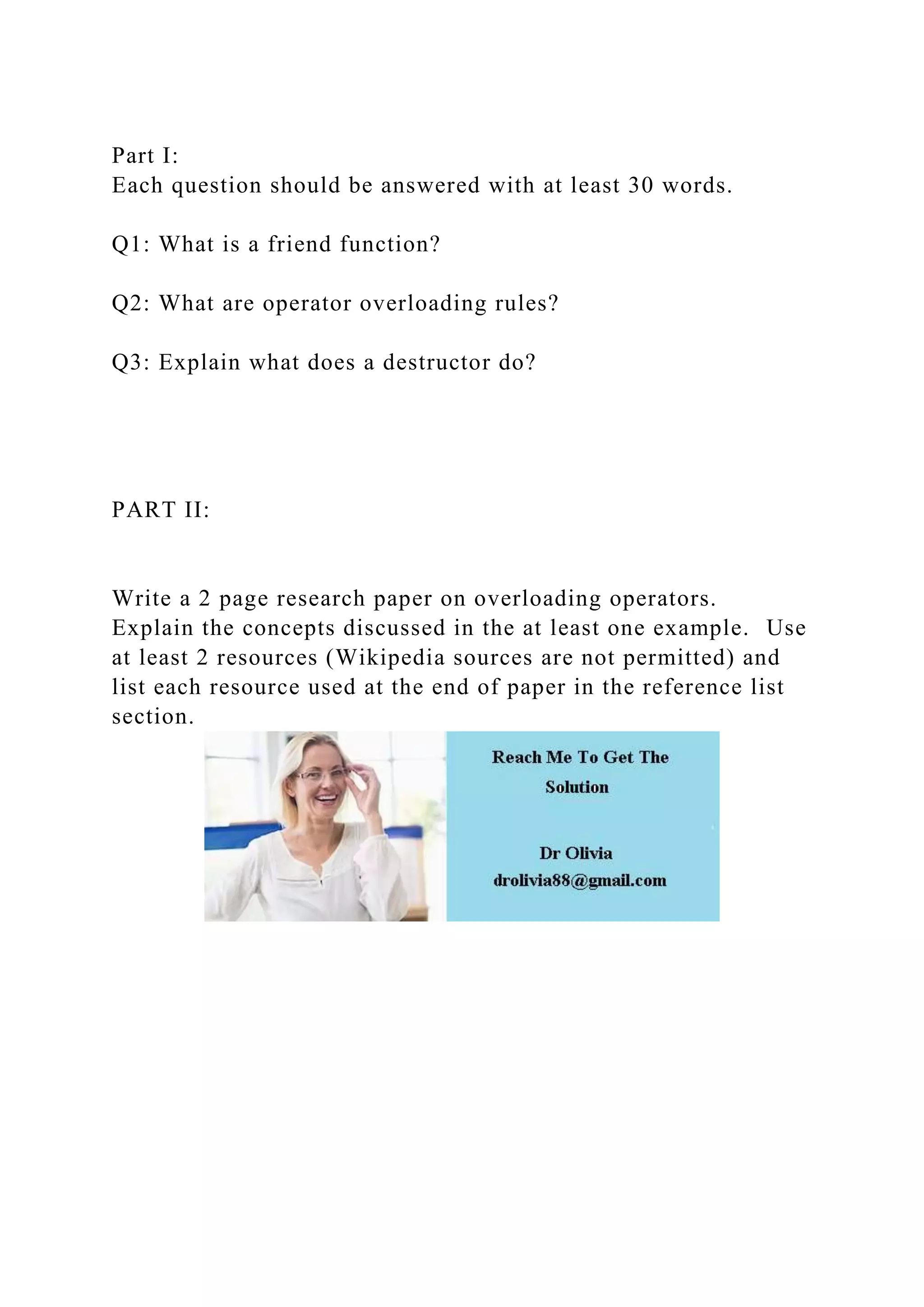 Part IEach question should be answered with at least 30 words..docx