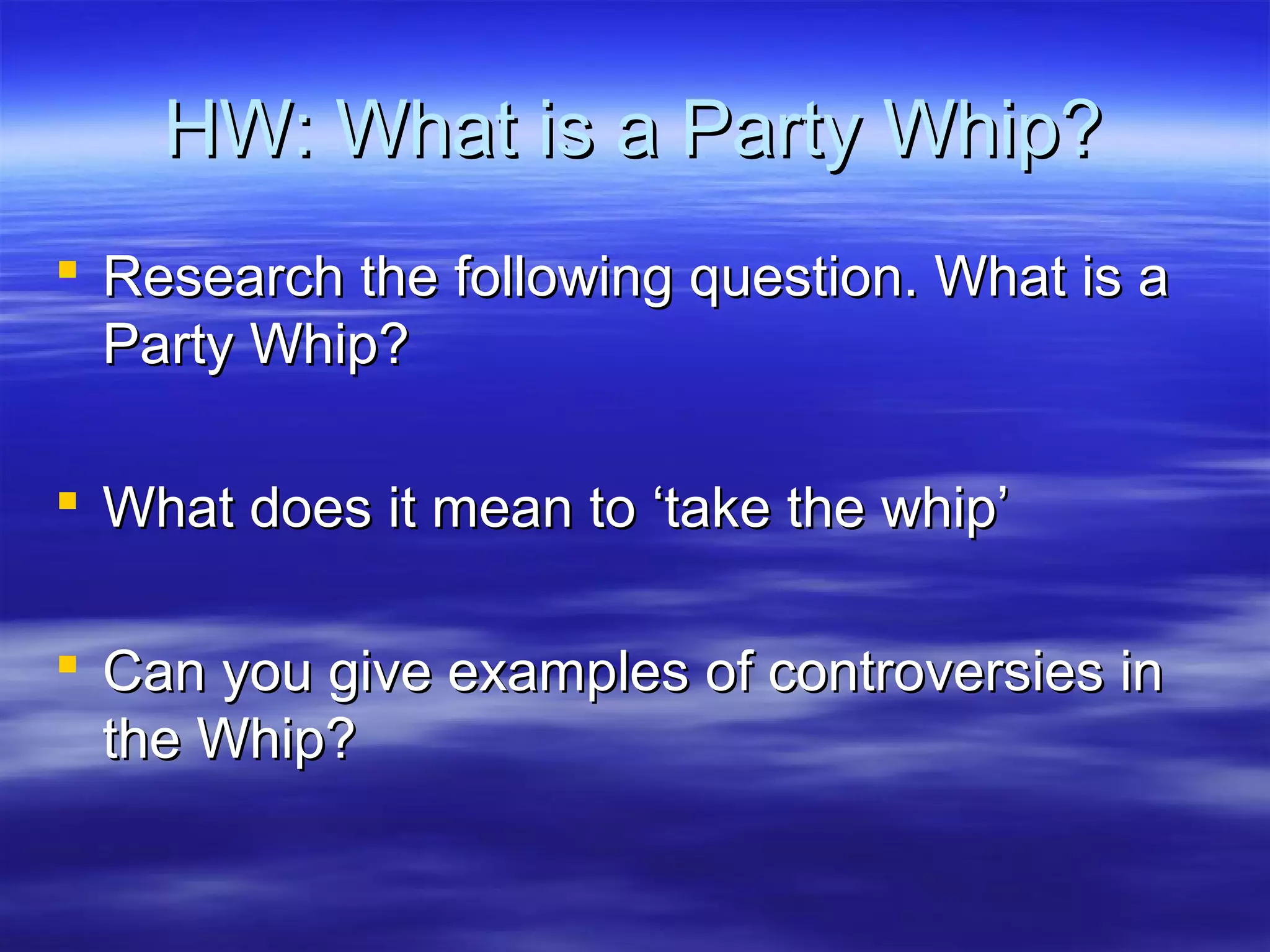 Introduction to Political Parties | PPT