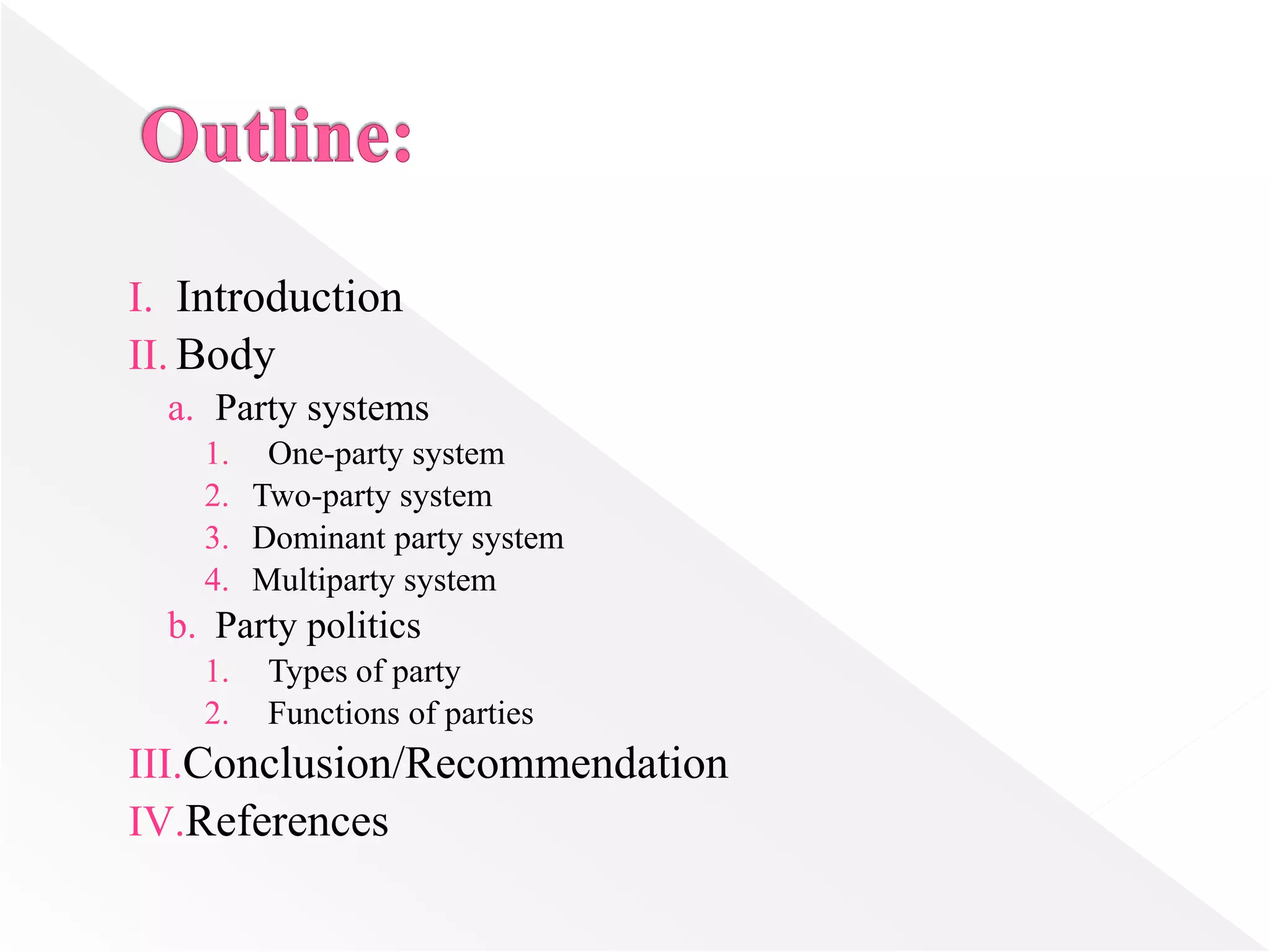 Parties and party system | PPTX