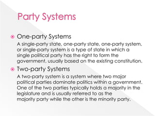 Parties and party system | PPTX