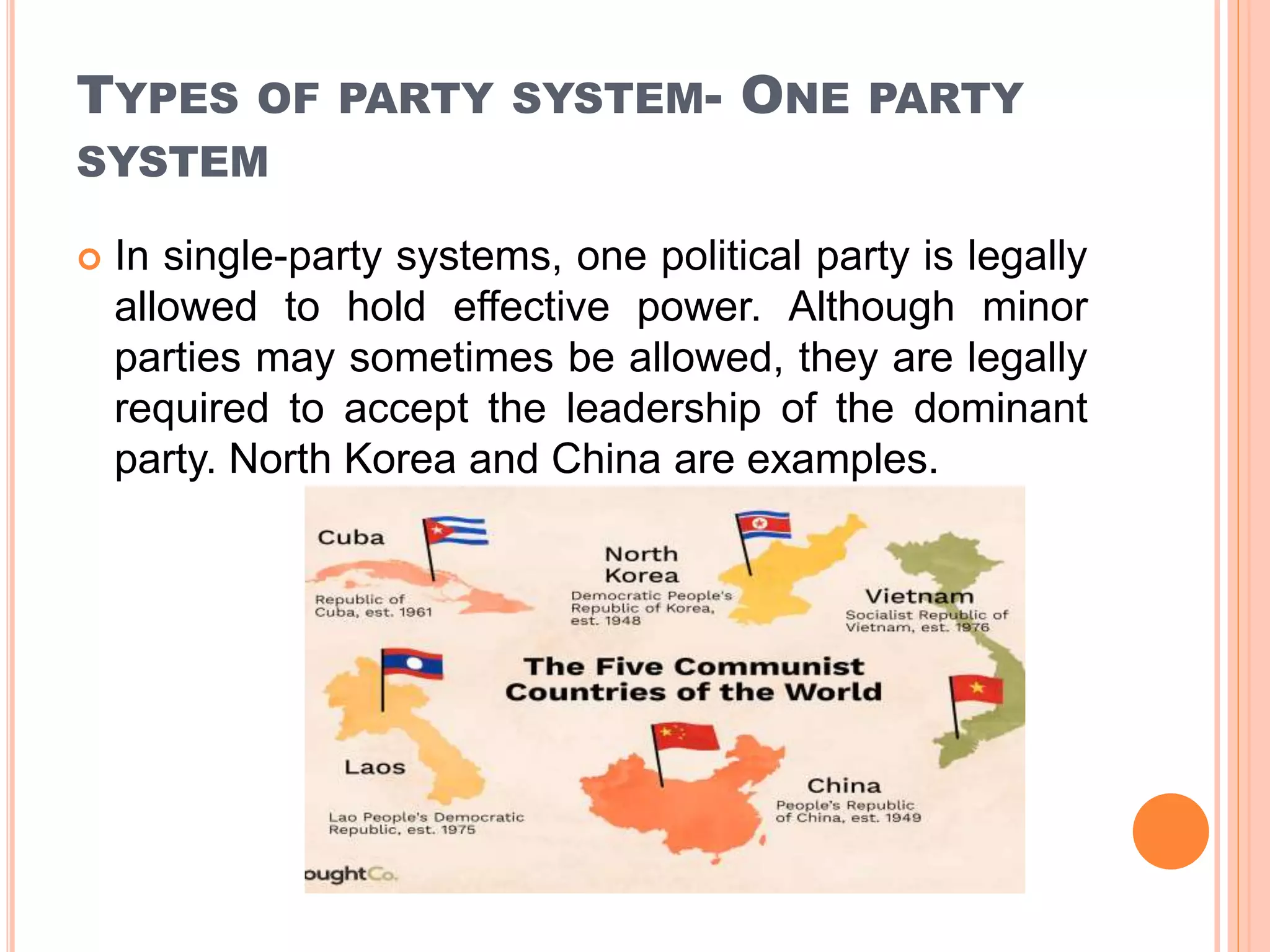 PARTIES AND THE PARTY SYSTEM IN INDIA | PPTX | Civic affairs | Politics