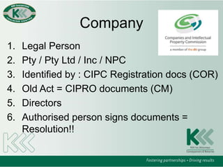 Parties to a contract | PPT