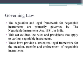 Parties to Negotiable Instruments Business Law | PPT | Law