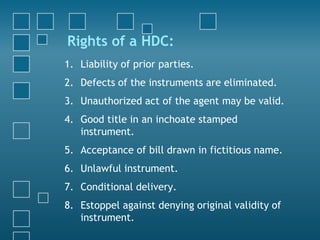 Parties to the negotiable instruments | PPSX