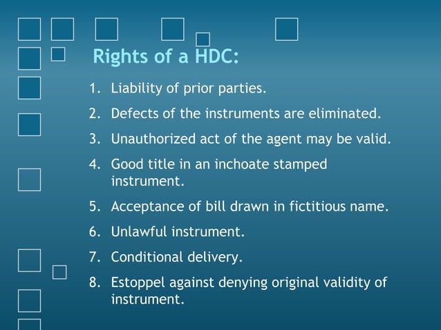 Parties to the negotiable instruments | PPSX | Law