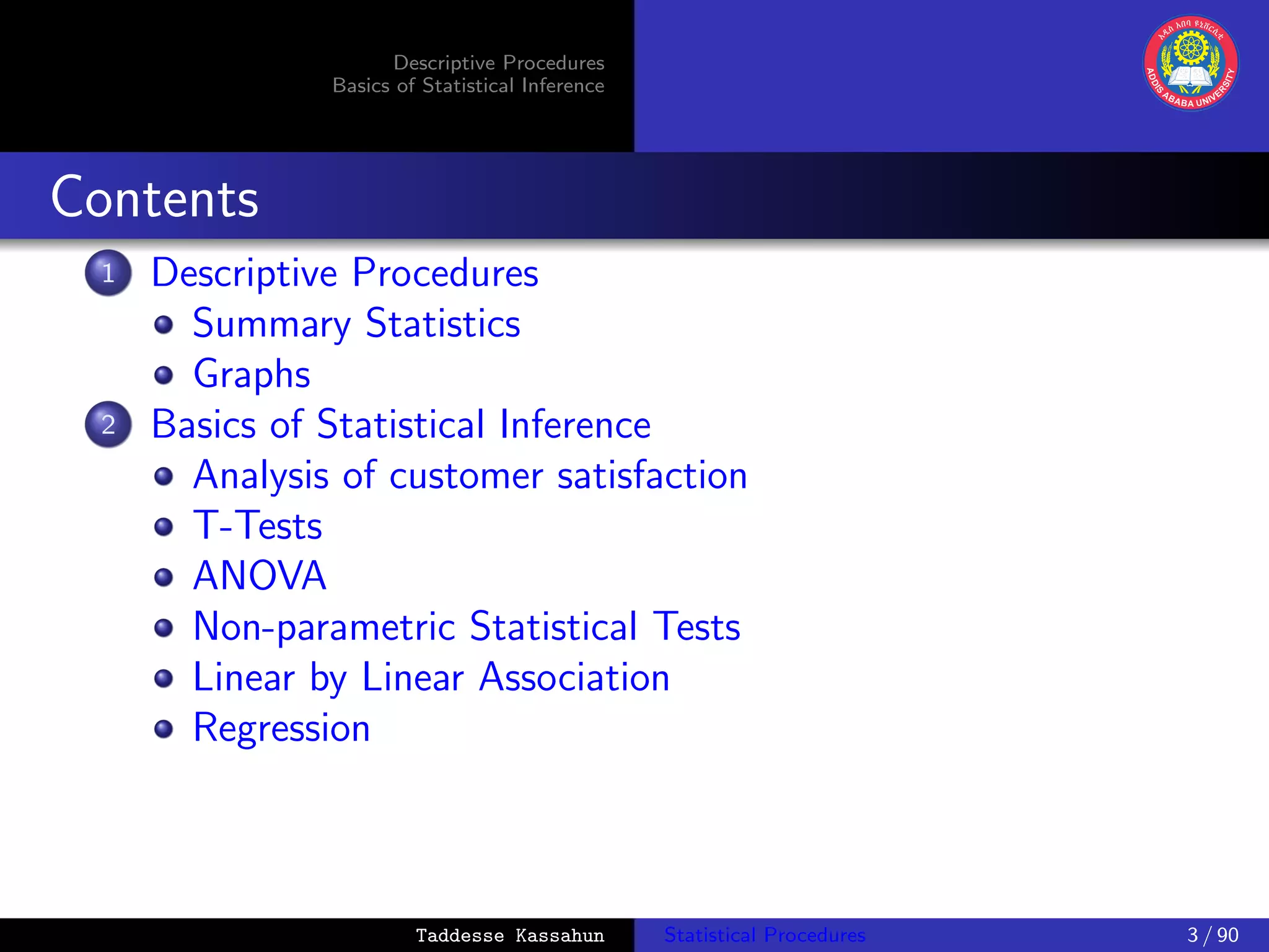 Statistical Procedures using SPSSi | PDF