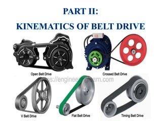 PART- II: Advanced Agricultural Machinery Design -Belt Drives.ppt