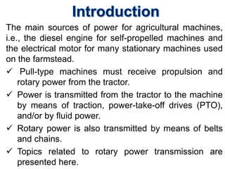 PART- II: Advanced Agricultural Machinery Design -Belt Drives.ppt