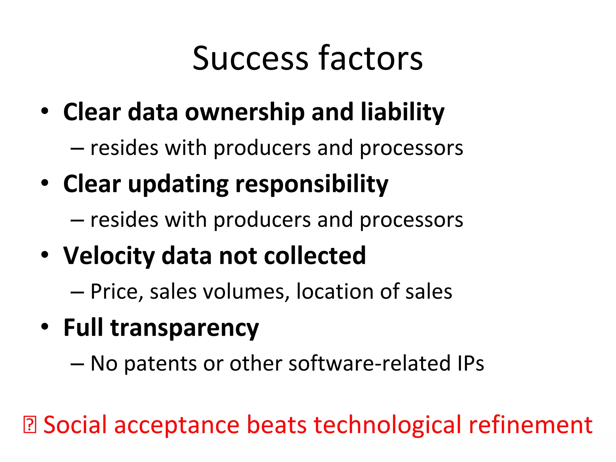 Organic Integrity and Innovations in Traceability: Part II | PPTX