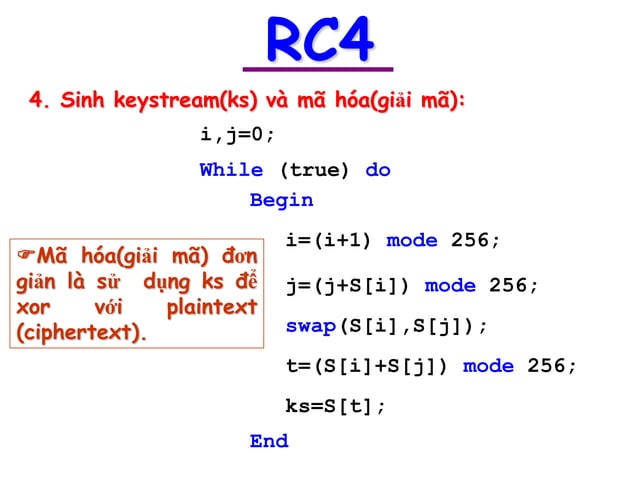 Modern stream cipher | PDF