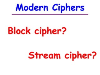 Modern stream cipher | PDF